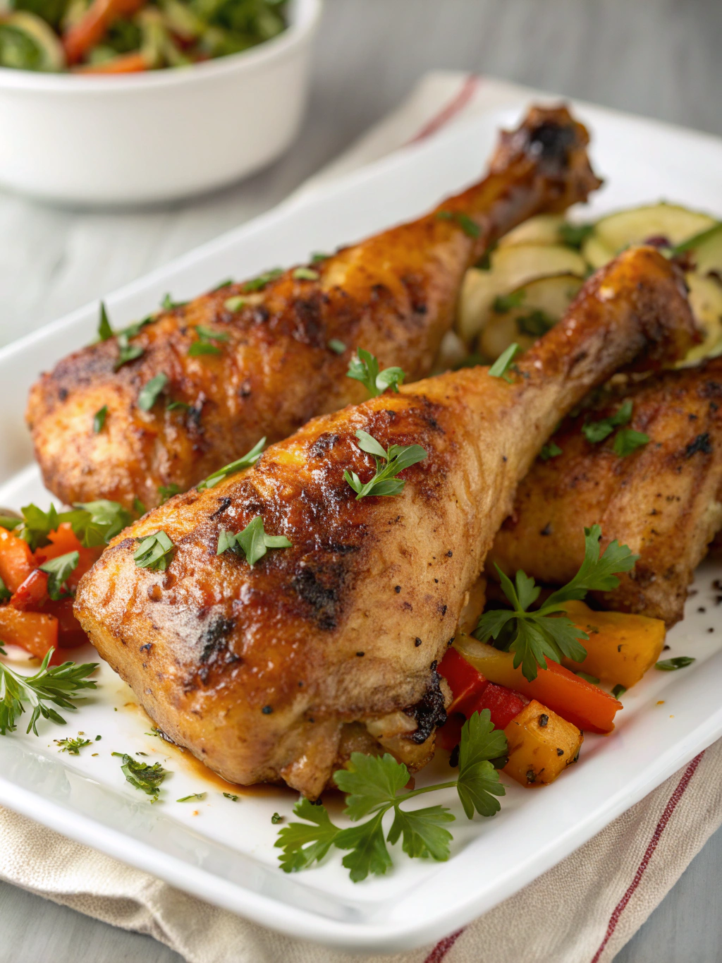 Baked Chicken Leg Quarters