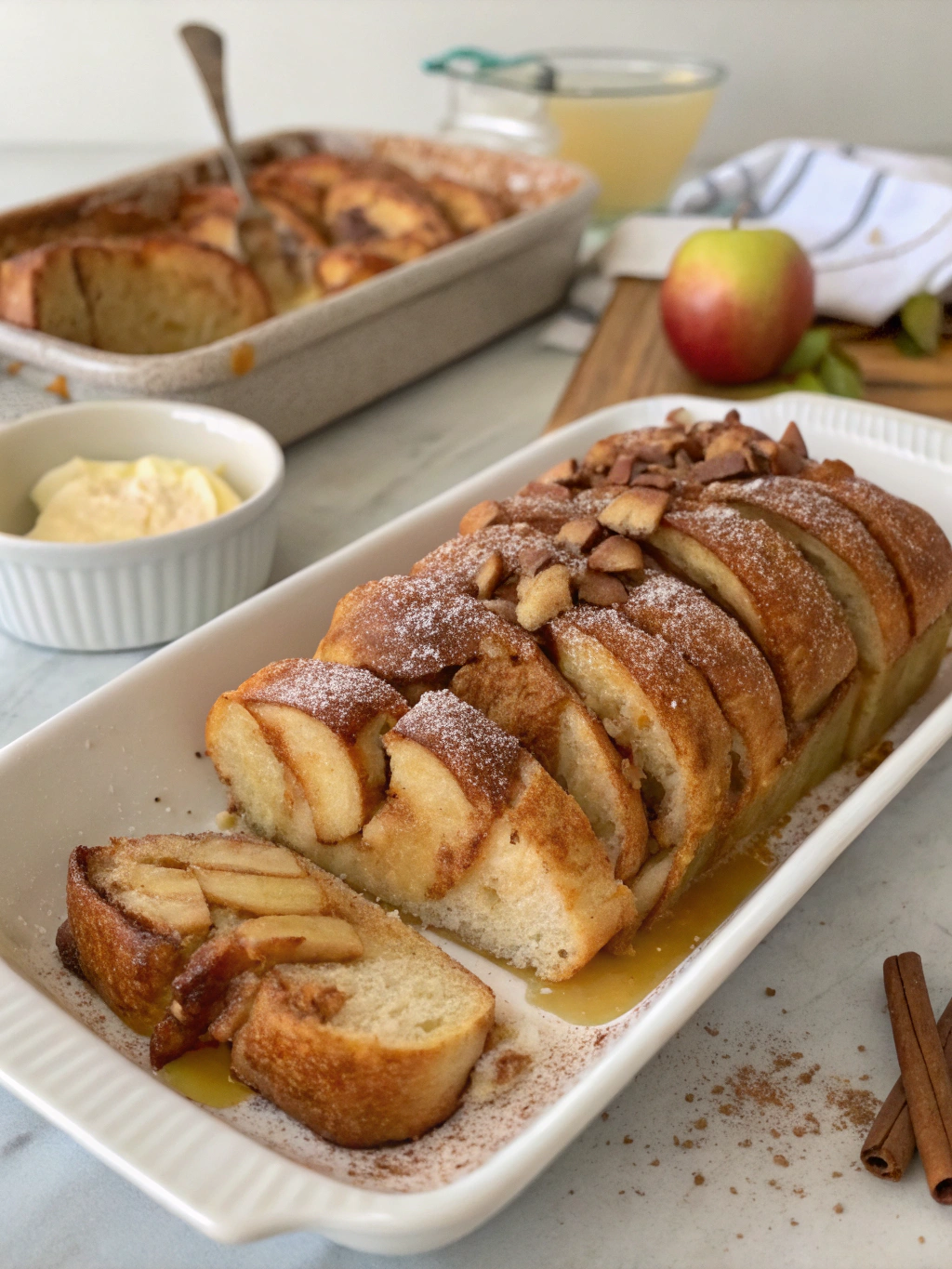 Apple Pull Apart Bread