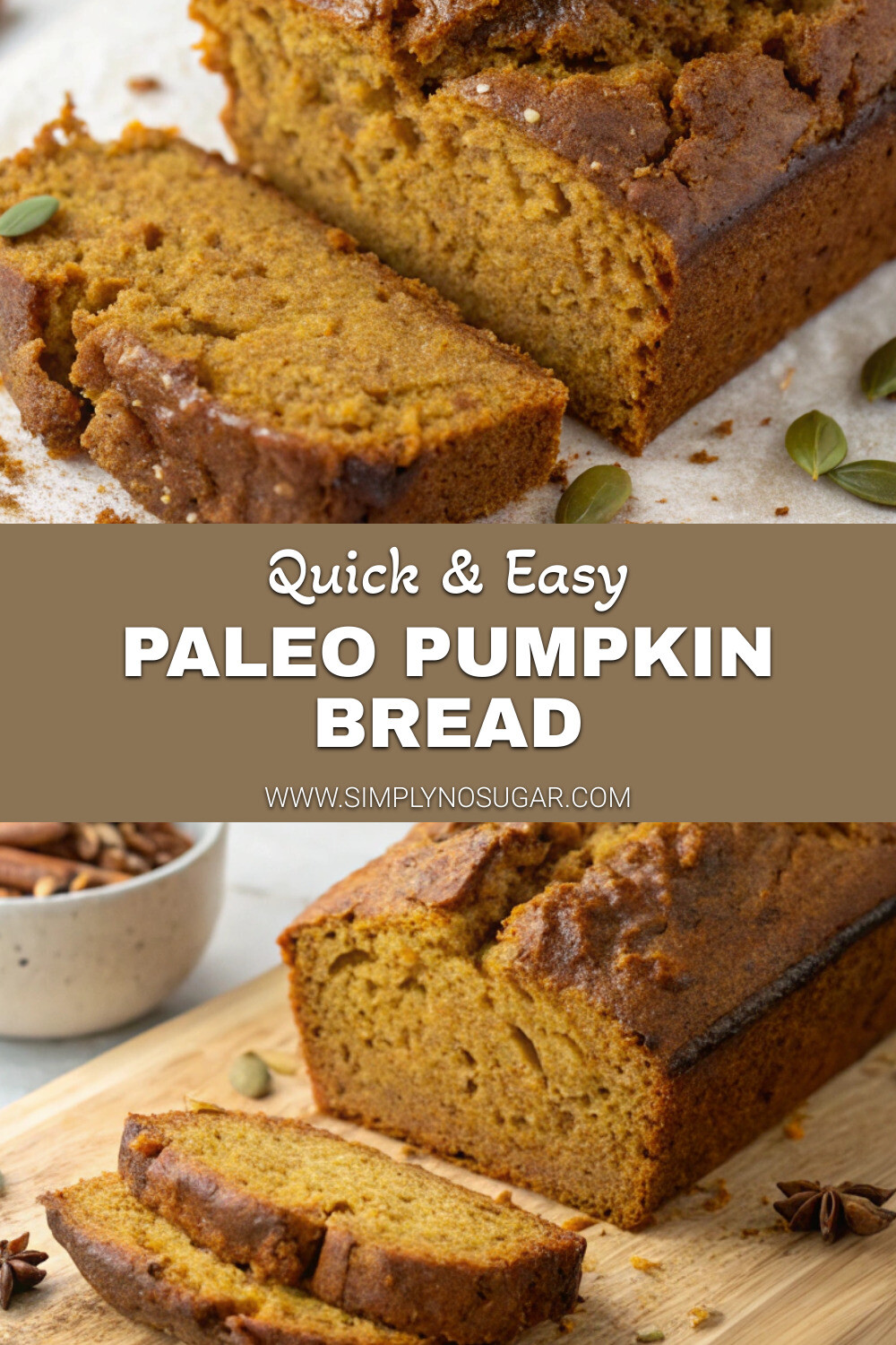 Paleo Pumpkin Bread